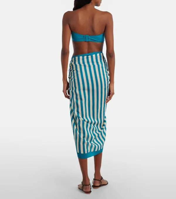 ERES Symbiose Cotton And Silk Beach Cover-up