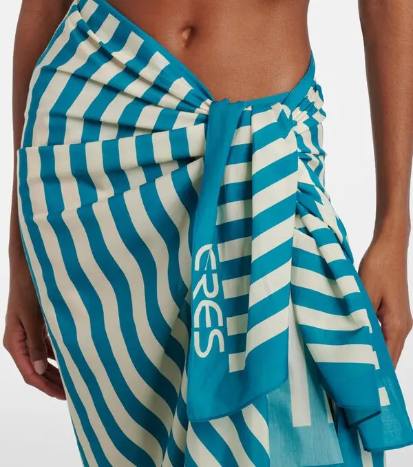 ERES Symbiose Cotton And Silk Beach Cover-up