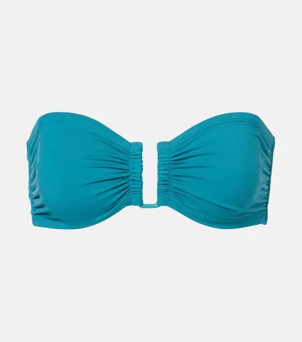 ERES Show Strapless Bikini Top - Blue