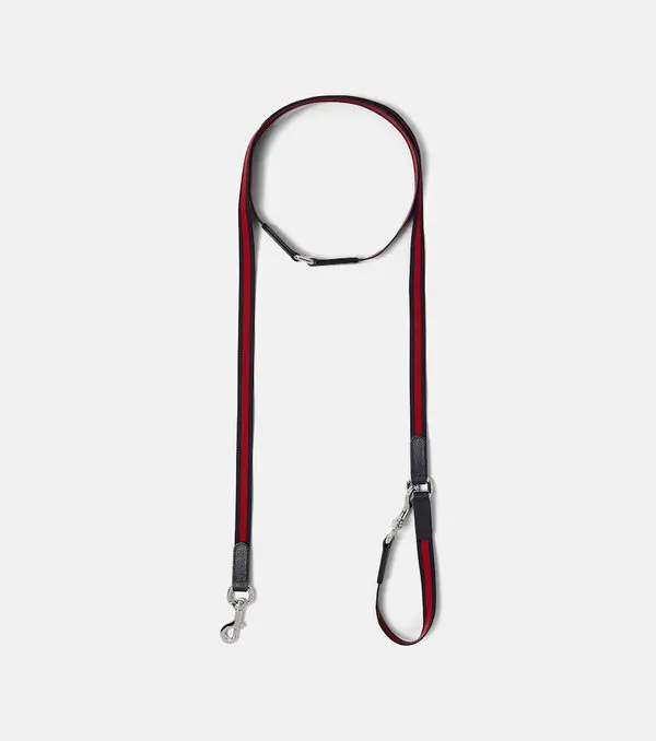 Gucci Web Stripe Dog Leash