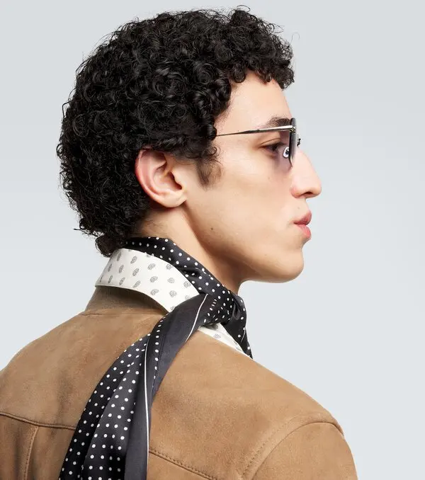 TOM FORD Jake Square Sunglasses - Blue