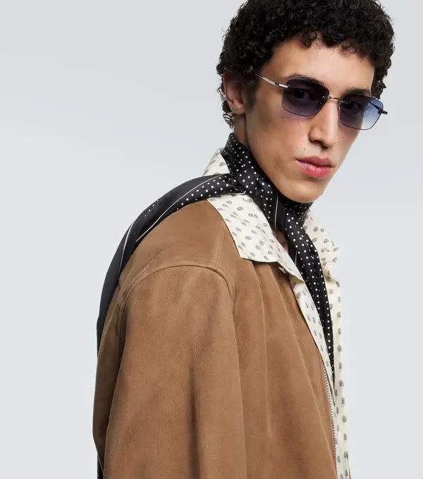 TOM FORD Jake Square Sunglasses - Blue