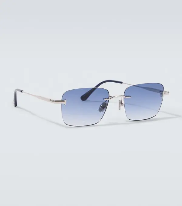 TOM FORD Jake Square Sunglasses - Blue