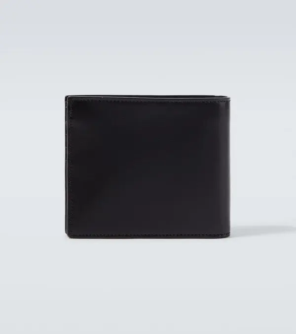 Saint Laurent Tiny Cassandre Leather Bi-fold Wallet
