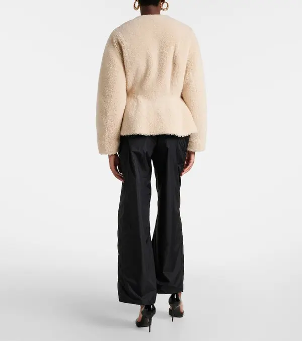 Alaïa Wide-leg Trousers - Black