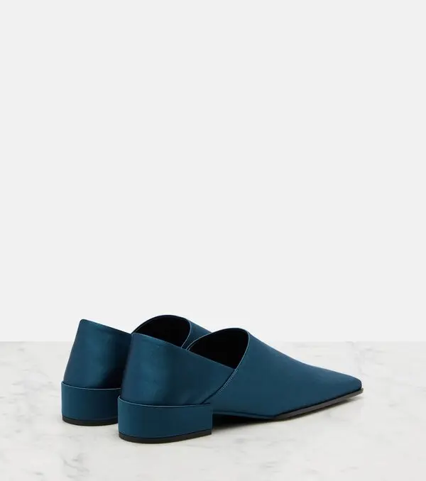 Alaïa Satin Slip-on Shoes