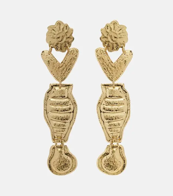 ALEMAIS Le Jardin Drop Earrings - Gold