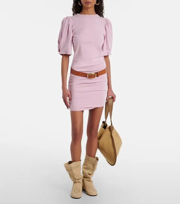 Isabel Marant Étoile Mylda Draped Mini Dress - Pink
