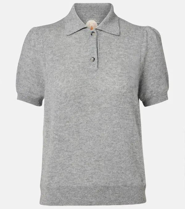 Jardin Des Orangers Cashmere Polo Sweater - Grey