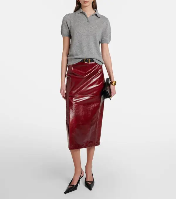 Jardin Des Orangers Cashmere Polo Sweater - Grey