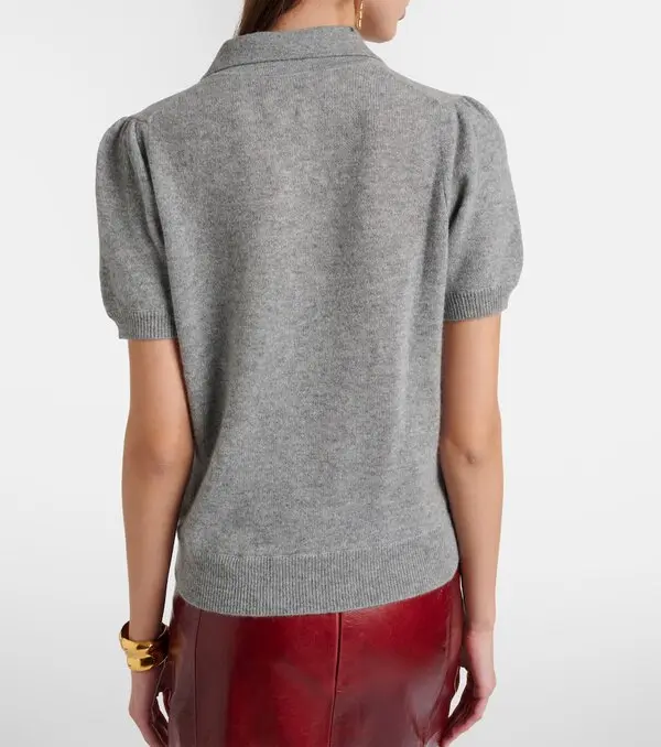 Jardin Des Orangers Cashmere Polo Sweater - Grey