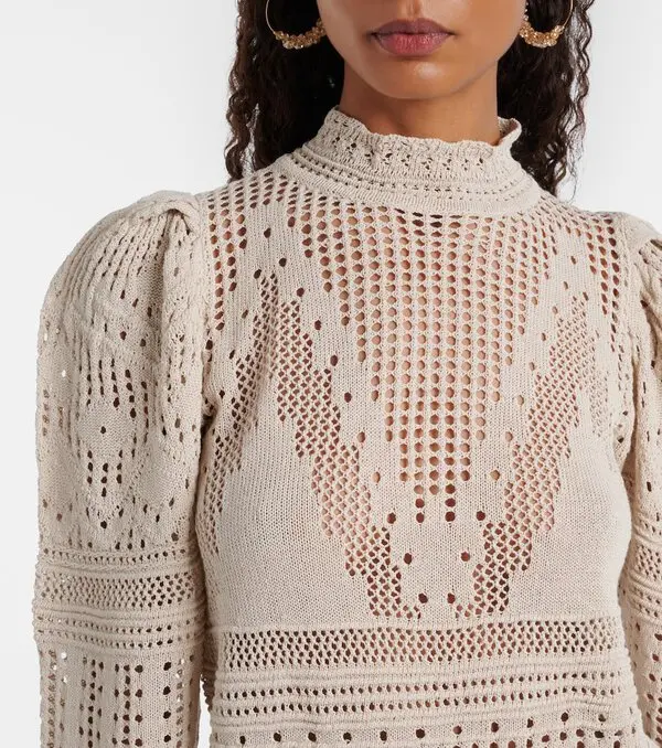Isabel Marant Étoile Dahara Open-knit Sweater - Beige