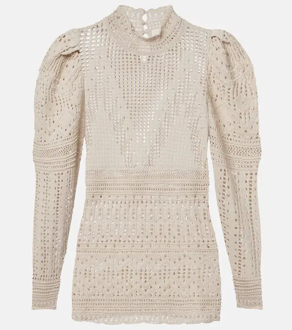 Isabel Marant Étoile Dahara Open-knit Sweater - Beige