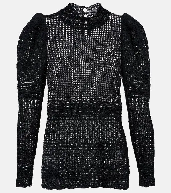 Isabel Marant Étoile Dahara Open-knit Sweater - Black