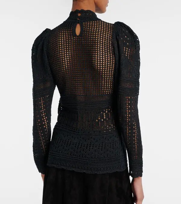 Isabel Marant Étoile Dahara Open-knit Sweater - Black