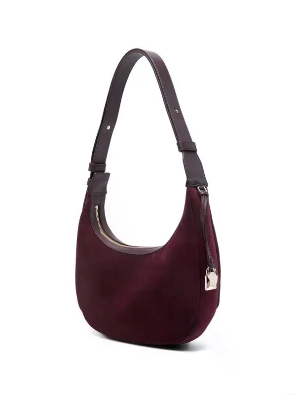 ASPINAL OF LONDON Hudson Crescent Shoulder Bag - Purple