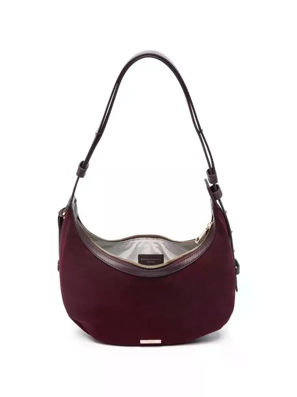 ASPINAL OF LONDON Hudson Crescent Shoulder Bag - Purple