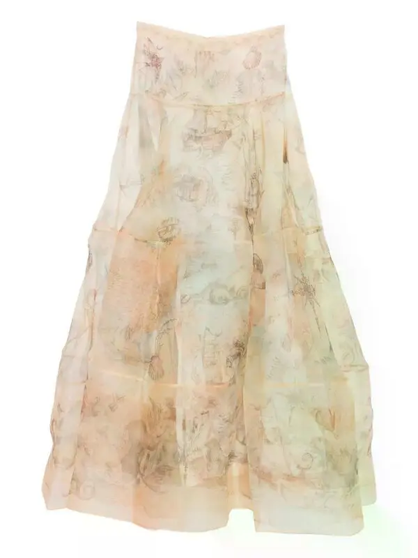 Zimmermann Rebellion Lantern Maxi Skirt - Neutrals