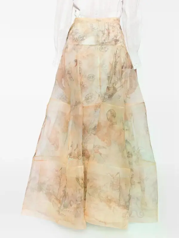 Zimmermann Rebellion Lantern Maxi Skirt - Neutrals