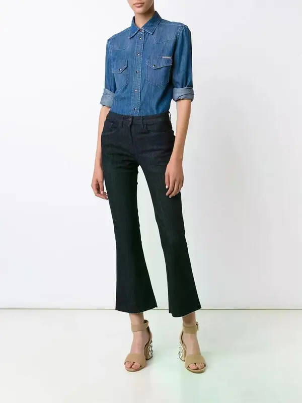 3x1 Cropped Flare Jeans
