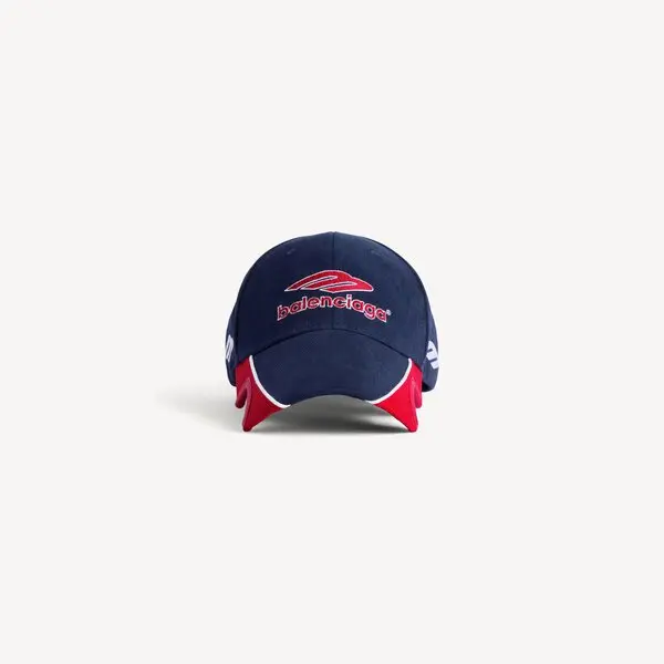 Balenciaga 3b Football Cap - Blue