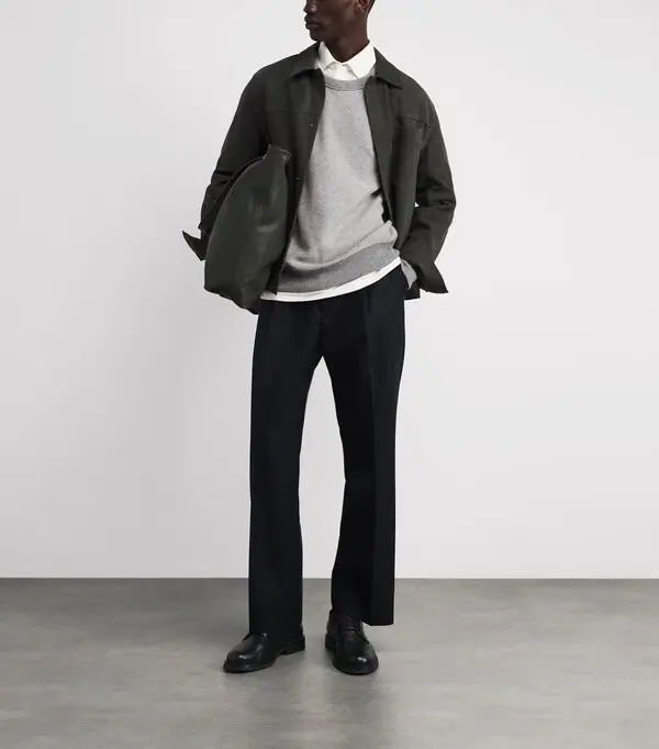 Johnstons Of Elgin Cashmere Tweel Lidell Sweater