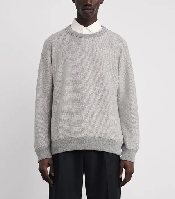 Johnstons Of Elgin Cashmere Tweel Lidell Sweater