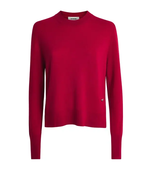 AERON Wool-cashmere Crew-neck Sweater