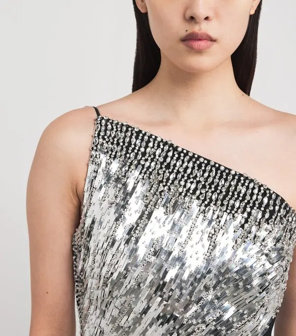 Safiyaa Crepe Embellished Tia Gown