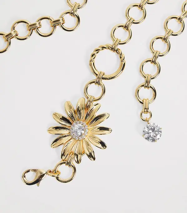 Maje Embellished Chain Belt