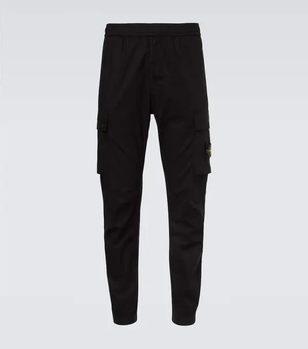 Stone Island Compass Cotton-blend Cargo Pants