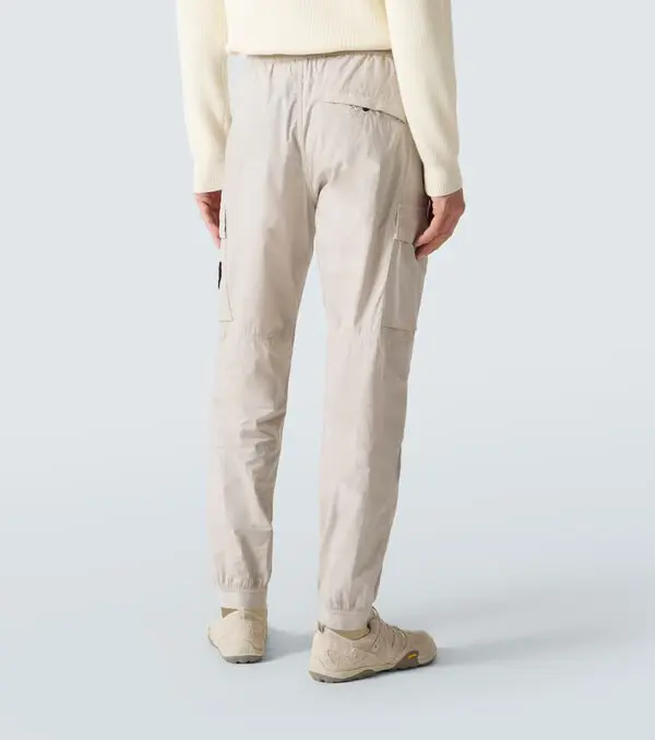 Stone Island Compass Cotton-blend Cargo Pants - Grey
