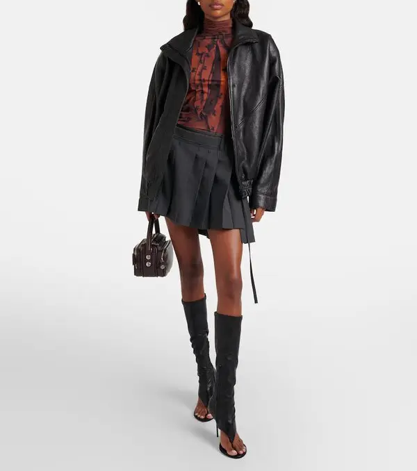 Paris Texas Lidia 105 Leather Knee-high Boots