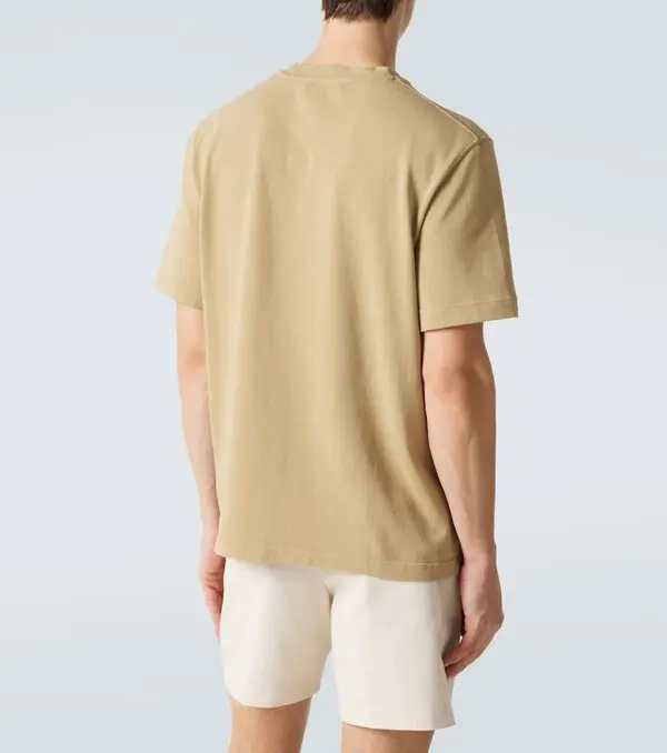 Jacquemus Logo Cotton Jersey T-shirt - Beige