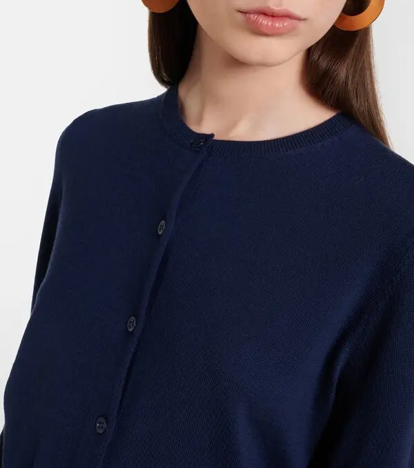 Carolina Herrera Cropped Wool Cardigan