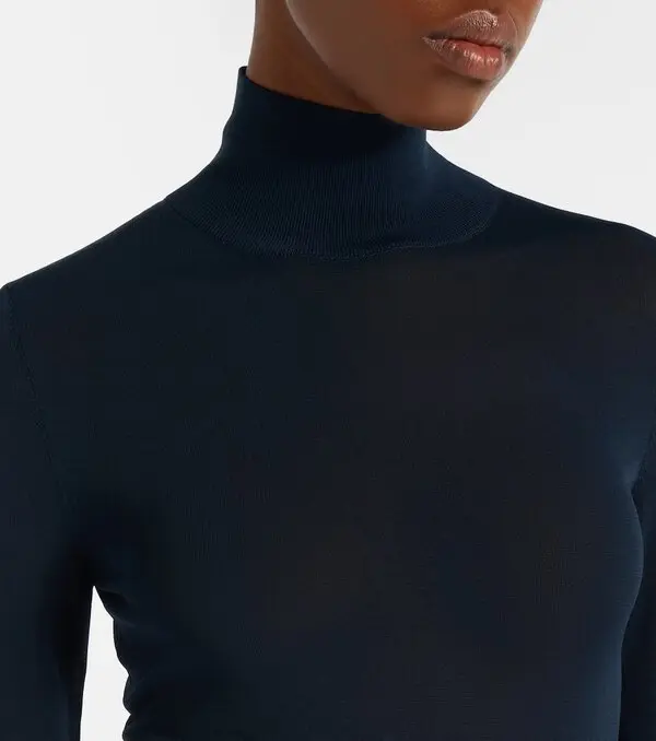 Alaïa Sheer Midi Dress