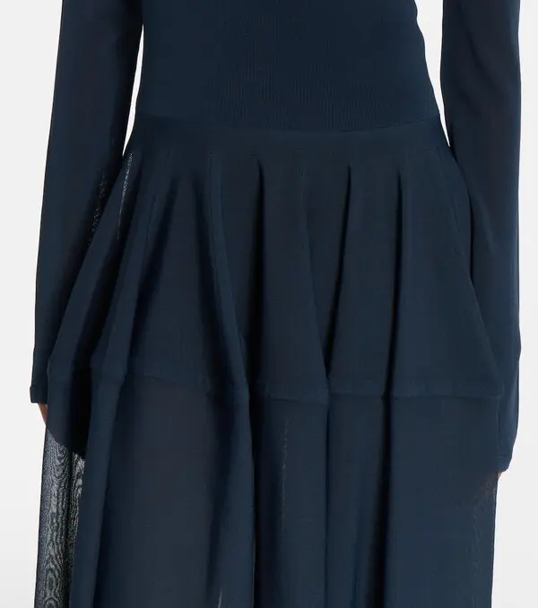 Alaïa Sheer Midi Dress