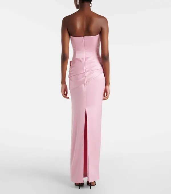 Alex Perry Draped Bustier Gown