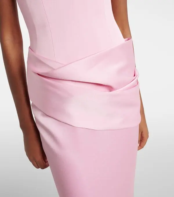 Alex Perry Draped Bustier Gown