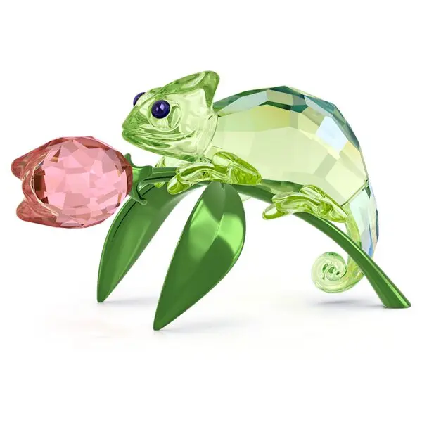 SWAROVSKI Idyllia Chameleon And Tulip - Green