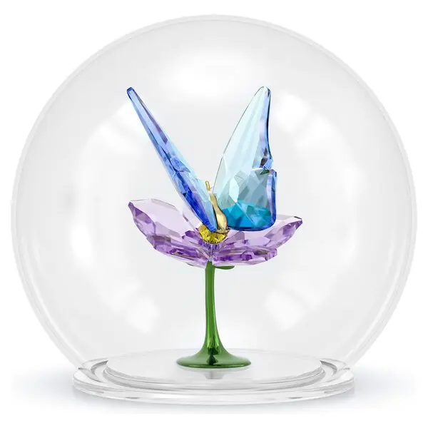 SWAROVSKI Idyllia Glass Ball Butterfly And Flower - Multicolored