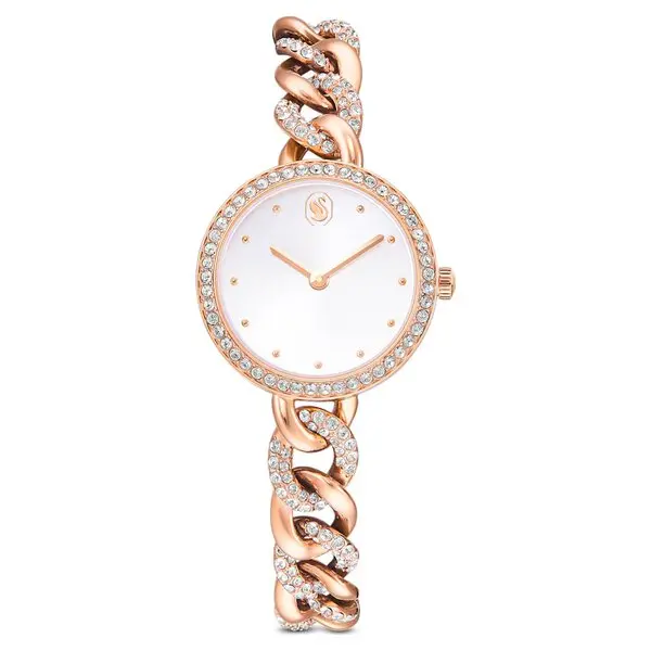 SWAROVSKI Cocktail Round Watch - Rose Gold Tone