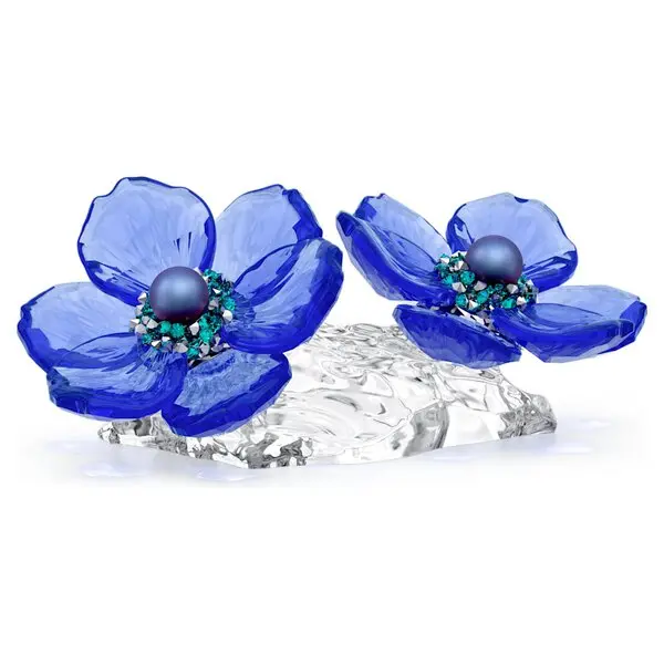SWAROVSKI Idyllia Scs Anemone Coronaria Flower - Blue