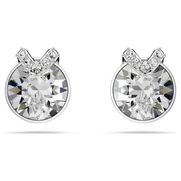 SWAROVSKI Bella V Stud Earrings - White