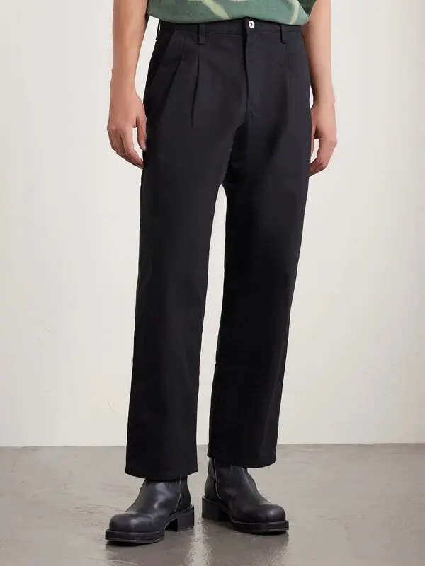Neighborhood Two Tuck Pants - Black | Editorialist