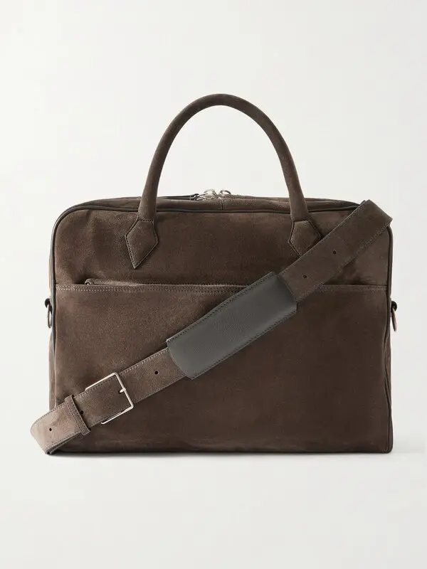 METIER Closer Suede Weekend Bag - Brown