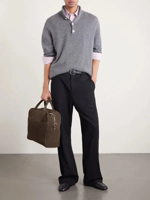 METIER Closer Suede Weekend Bag - Brown