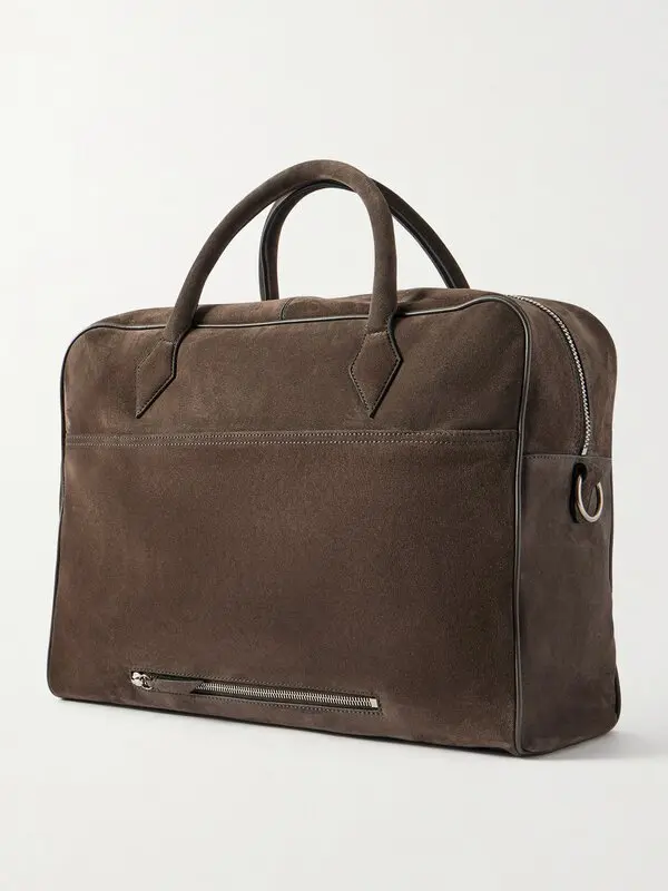 METIER Closer Suede Weekend Bag - Brown