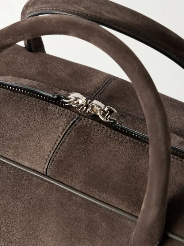 METIER Closer Suede Weekend Bag - Brown