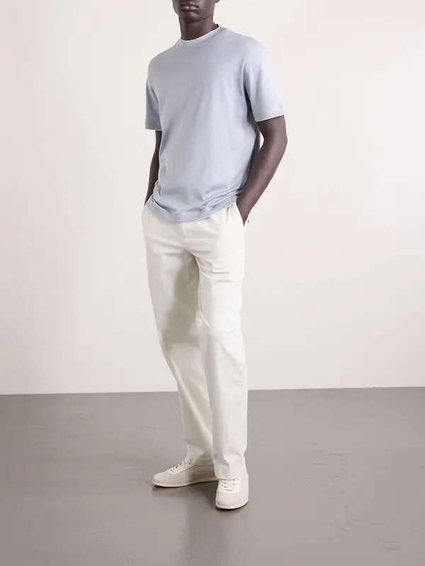 Eleventy Cotton-jersey T-shirt - Gray